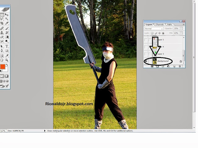Membuat efek api dengan menggunakan photoshop