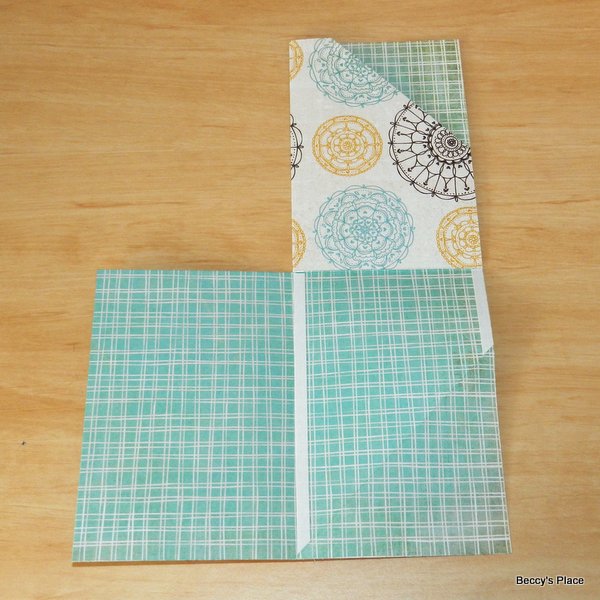Beccy's Place: Tutorial: Diagonal Double Pocket Card