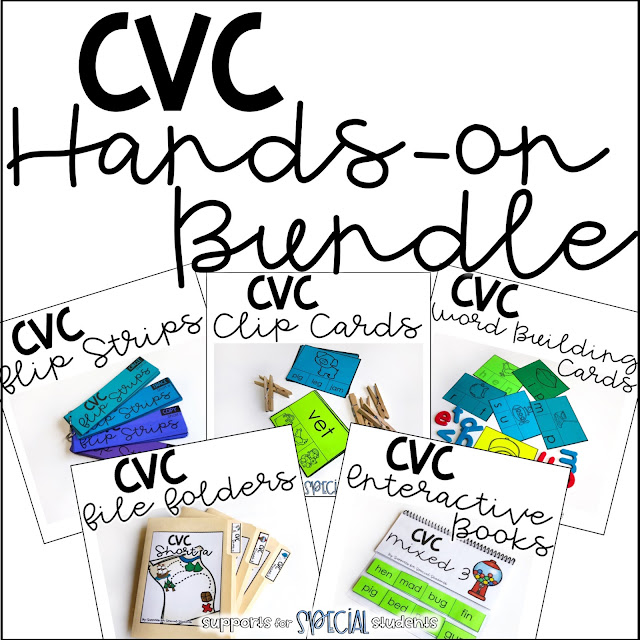 CVC Hands on Bundle - Supports for Special Students