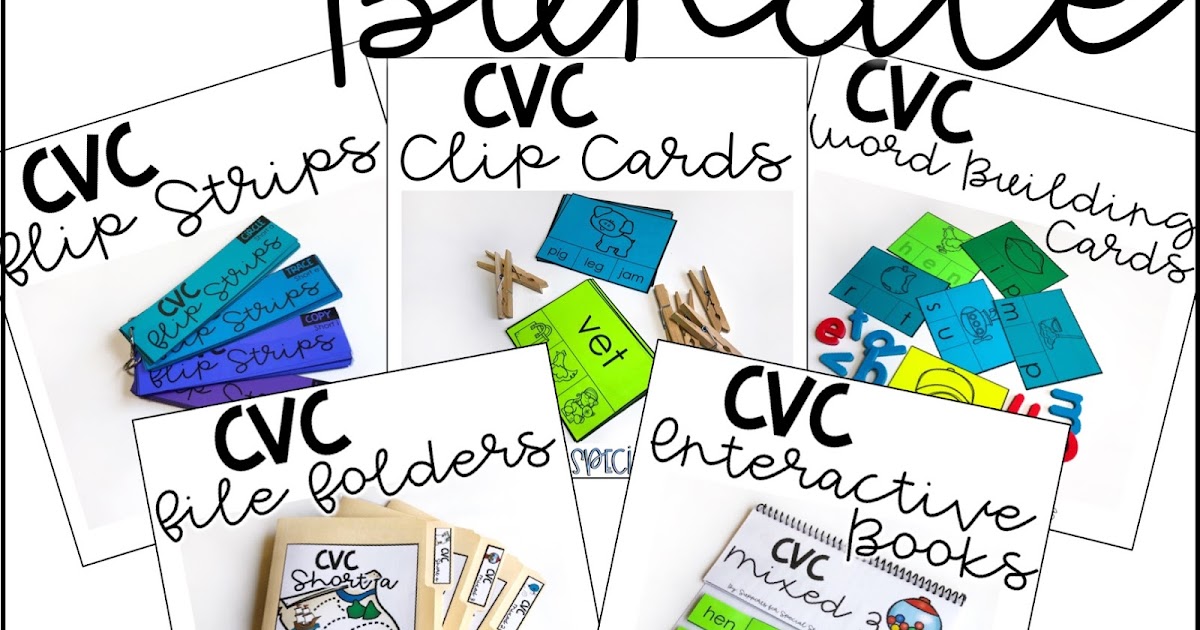 CVC Hands on Bundle - Supports for Special Students