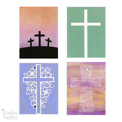 Cindy deRosier: My Creative Life: A Quintet of Cross Cards