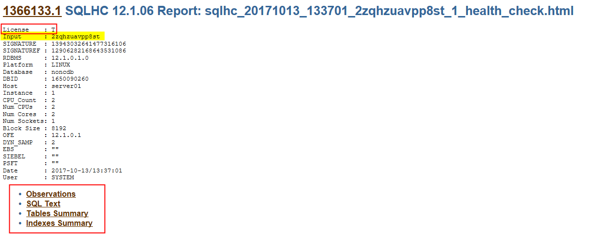 Bitácora DBA | Oracle Blog: Cómo utilizar SQLHC para análizar un SQL - Ejemplo práctico