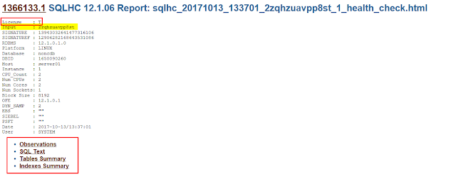 Bitácora DBA | Oracle Blog: Cómo utilizar SQLHC para análizar un SQL - Ejemplo práctico