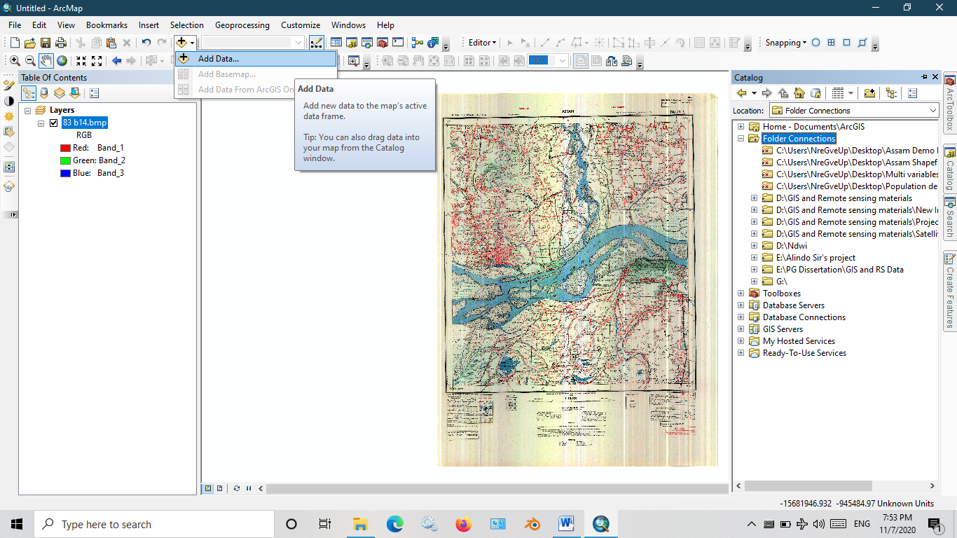GIS BASIC: Georeferencing in gis | How to georeferencing in arcgis