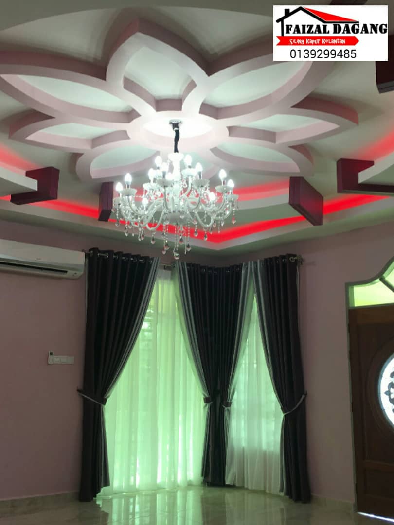 SILING KAPUR DI KELANTAN : Siling bunga design terkini