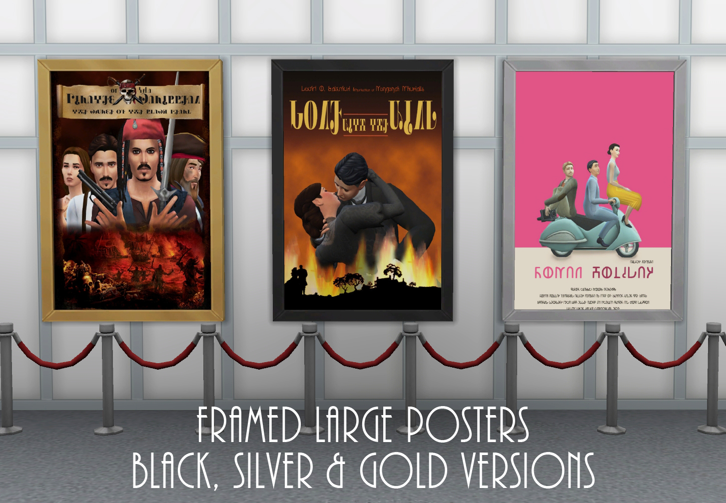 TS4: Famous Film Posters | History Lover's Sims Blog