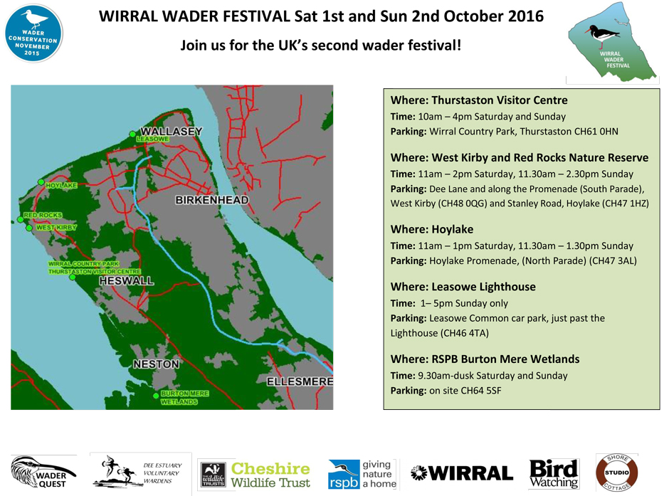 Wirral Wildlife Blog: Wirral Wader Festival