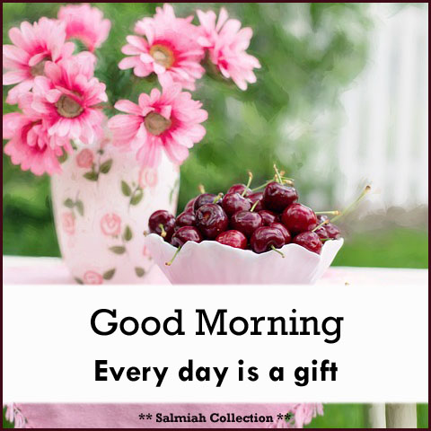 Good Morning Wish 34: Every day is a gift - Salmiah Collection