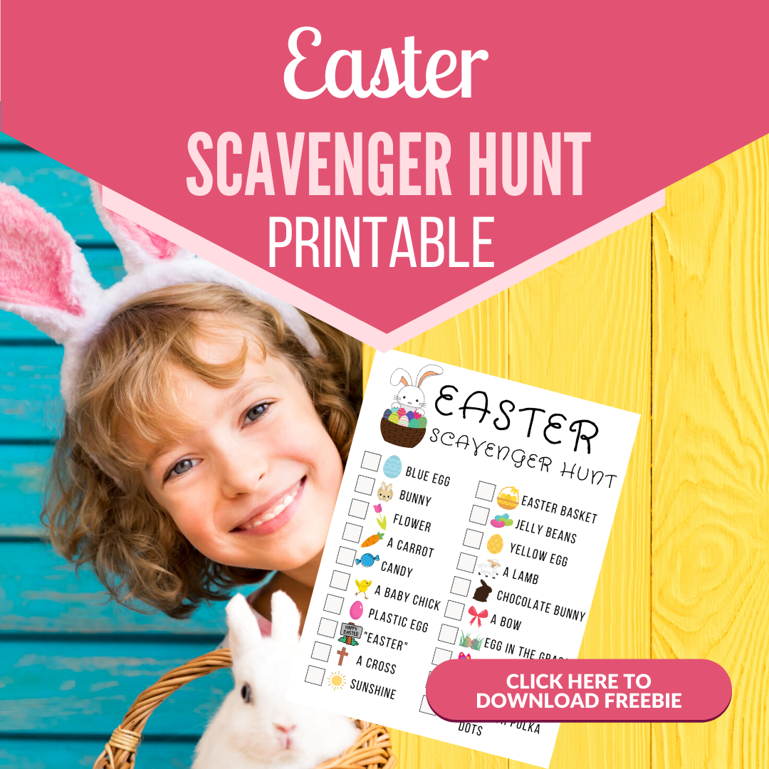 Fun Easter Scavenger Hunt {with FREE Printable}
