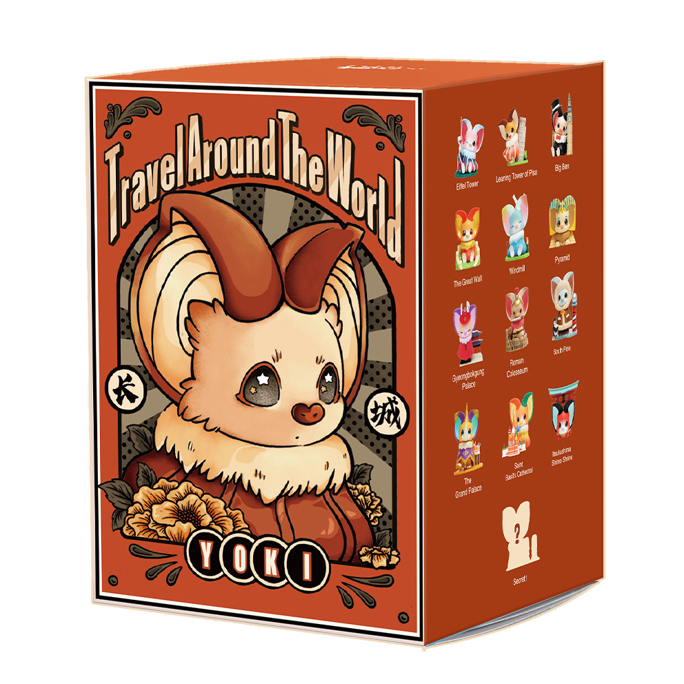 Pop Mart The Grand Palace Yoki Travel Round The World Serie Figure ...