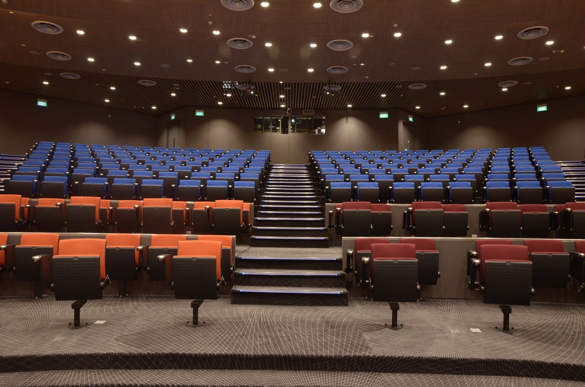 Always sit in the front row