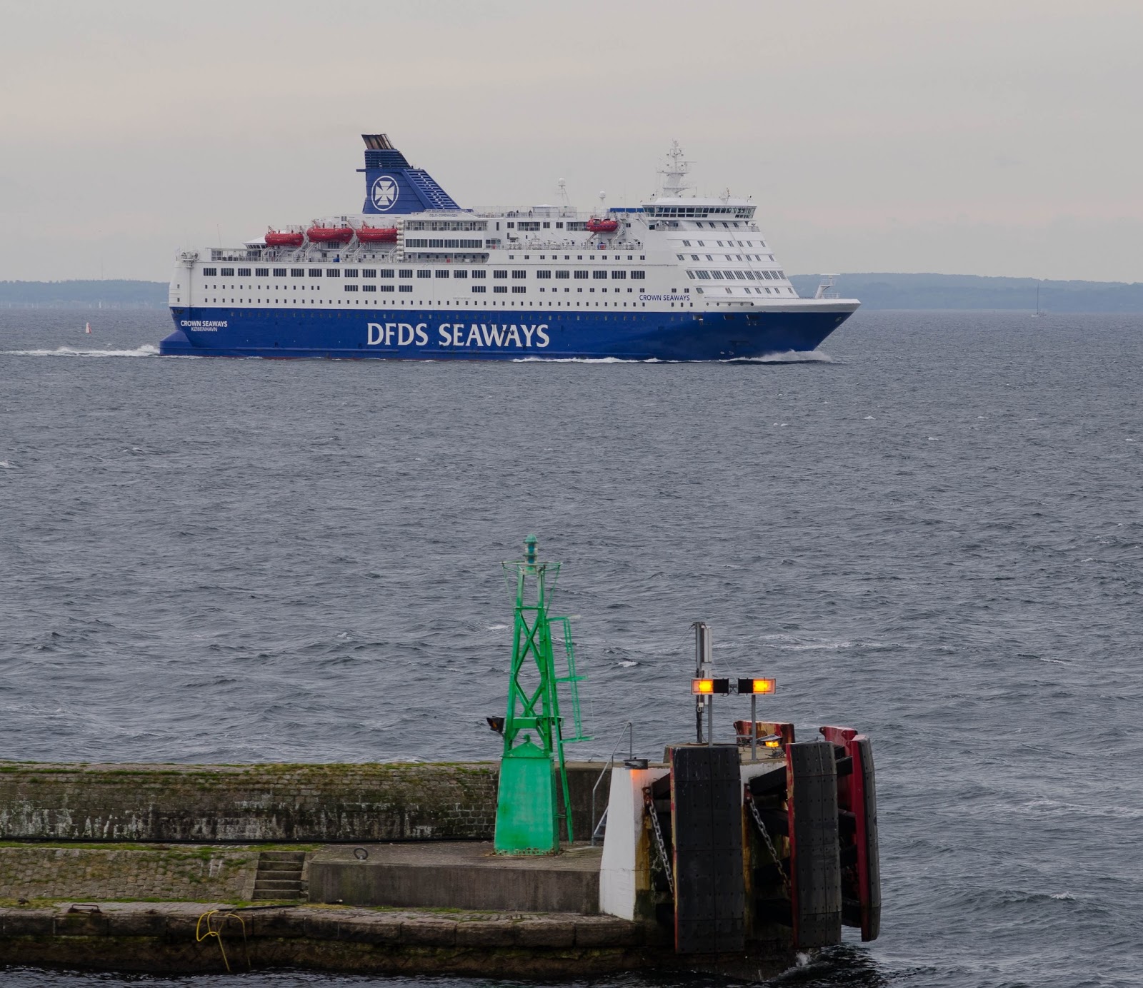 The Things I Enjoy: DFDS cruise ferry Crown Seaways on its way to Oslo
