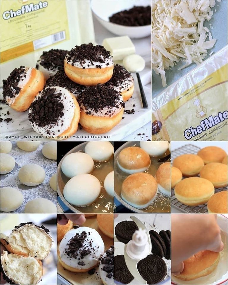 Resep Donat Milky Oreo⁣ - Bagikan Aneka Info