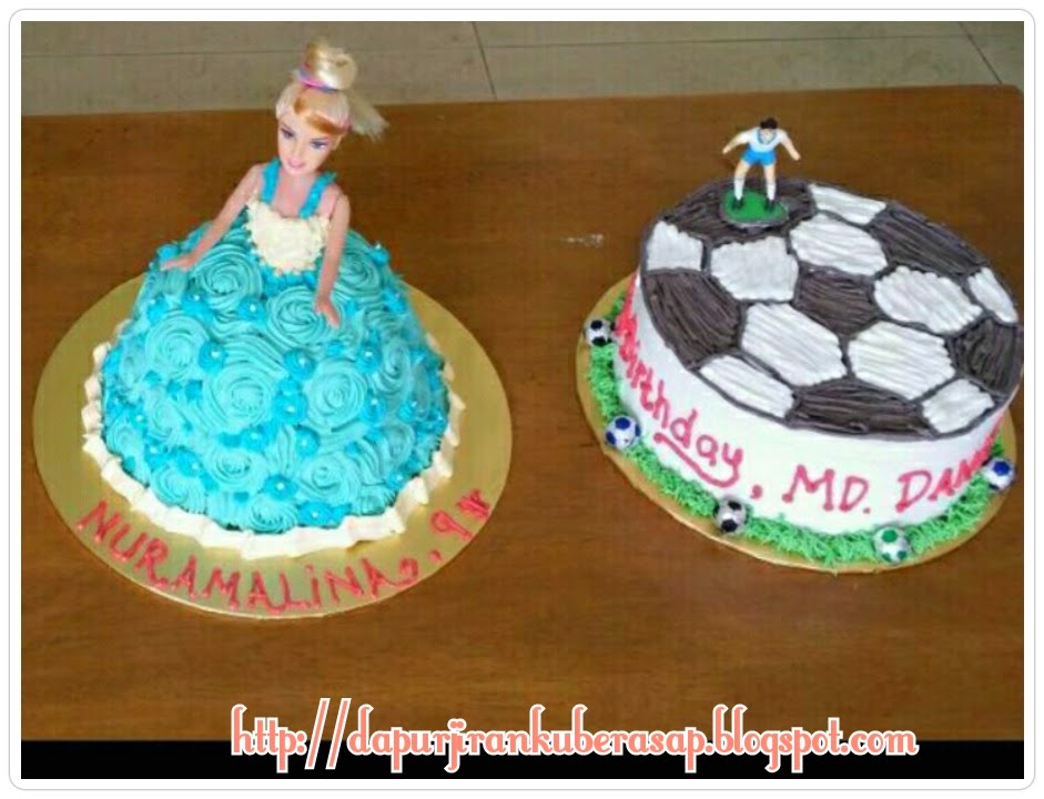 Sweet red cherry: ORDER KEK BIRTHDAY: PRINCESS CAKE & KEK BOLA