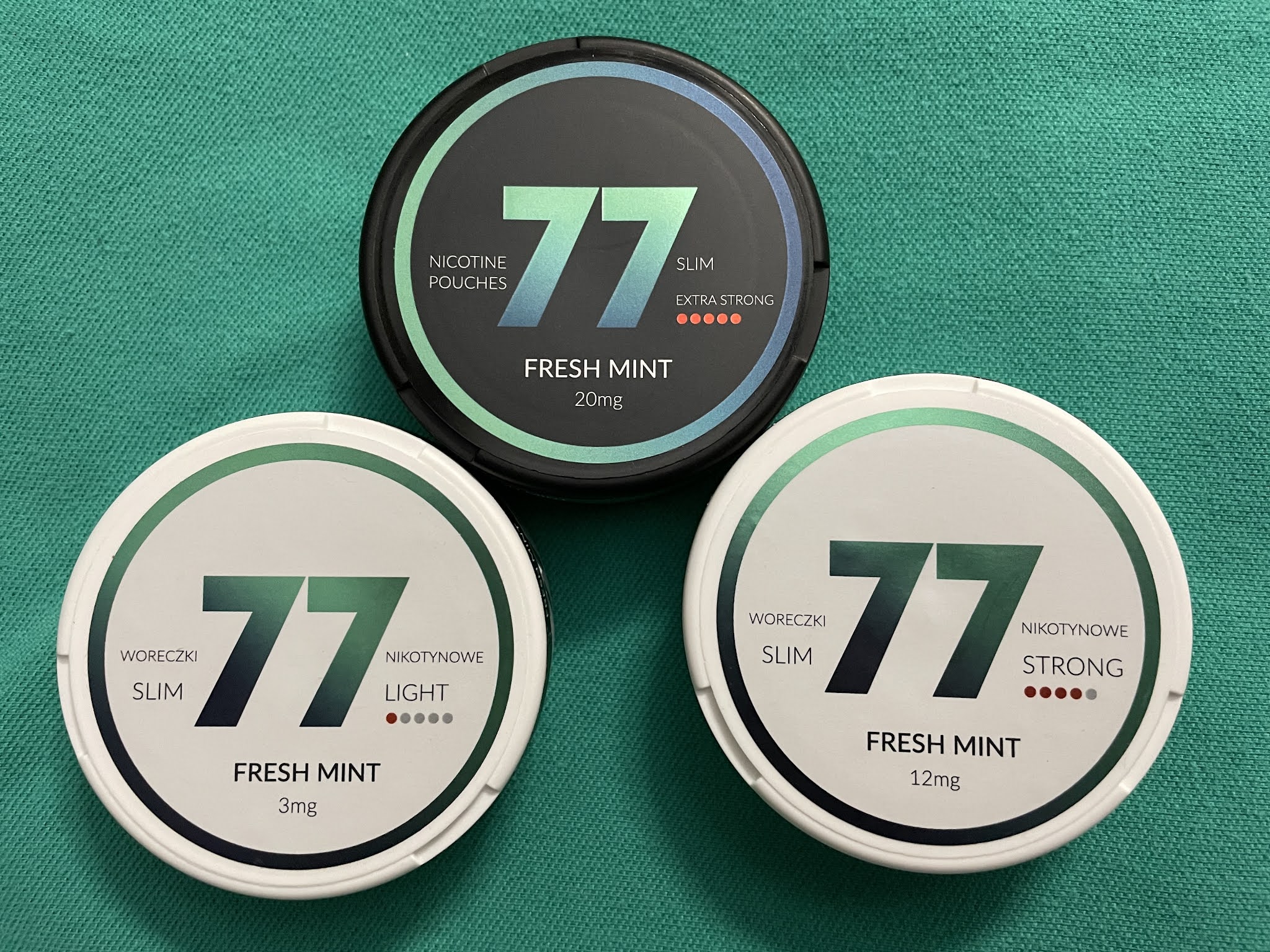 77 Nicotine Pouches: Fresh Mint - Review. 27 July 2021.