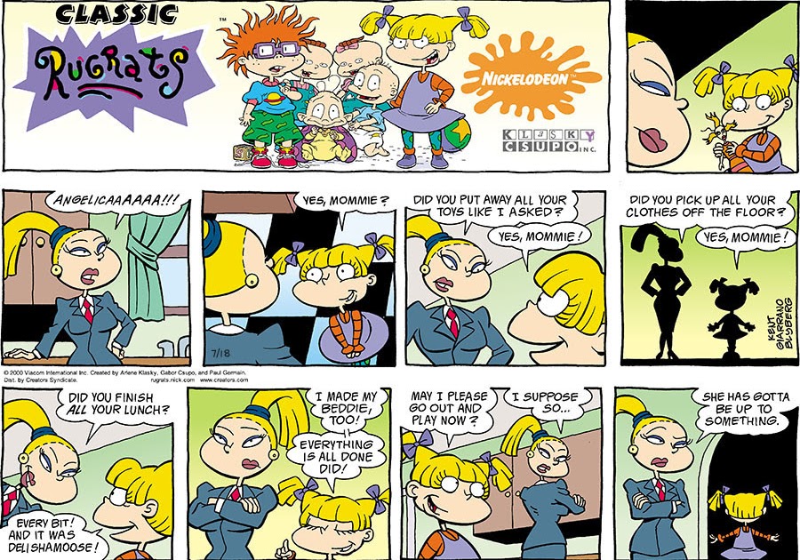 NickALive!: Classic Rugrats Comic Strip for July 18, 2021 | Nickelodeon