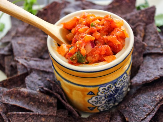 Home Skillet - Cooking Blog: Crab Vodka Salsa