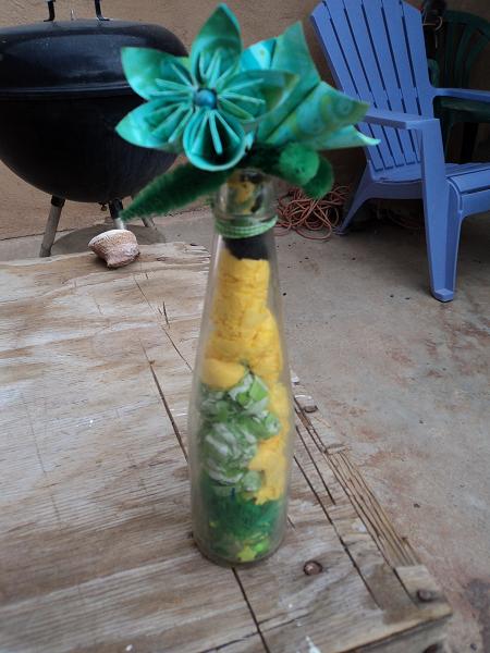 Yeah, so what.: Post-it-note Flower Bouquet
