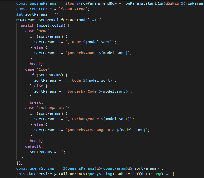 CRM HUB: Server Side Sorting in Infinite Row Model in ag-Grid. CRM HUB: Server Side Sorting in Infinite Row Model in ag-Grid.