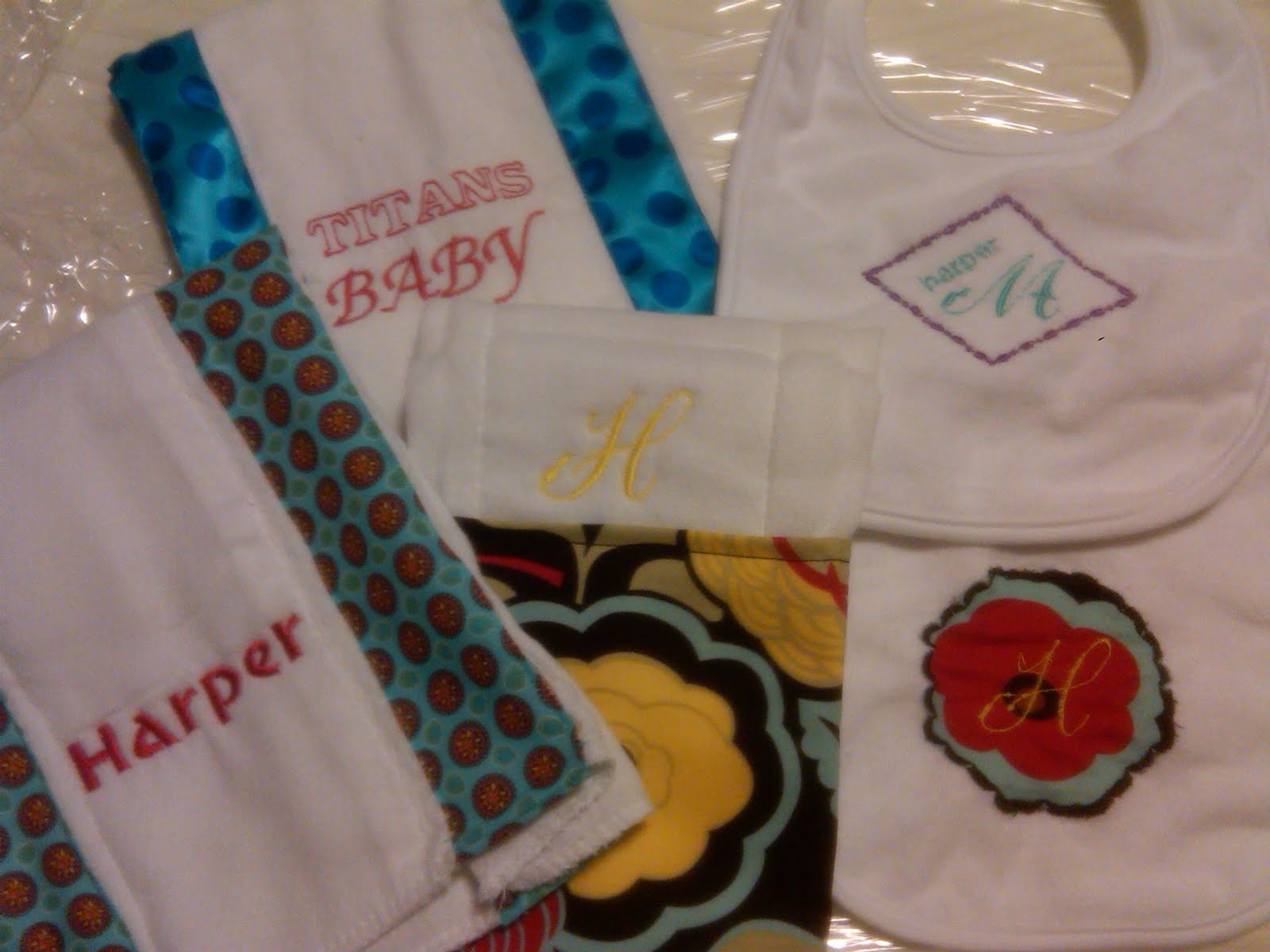 A View From The Meadows: Burp Cloths & Bips