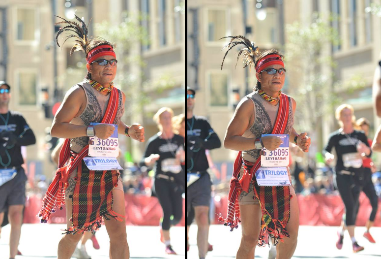 He's Not An Igorot But He Proudly Ran In The Chicago Marathon Wearing ...