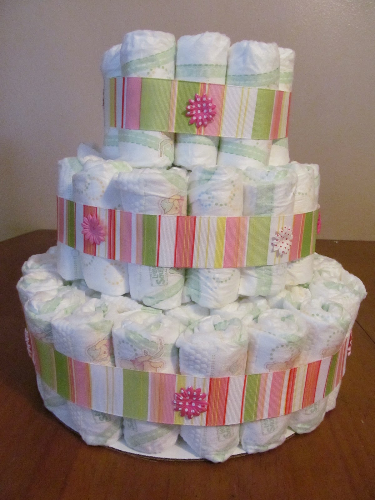 Talented Terrace Girls: DIY Thursday: Diaper Cake tutorial