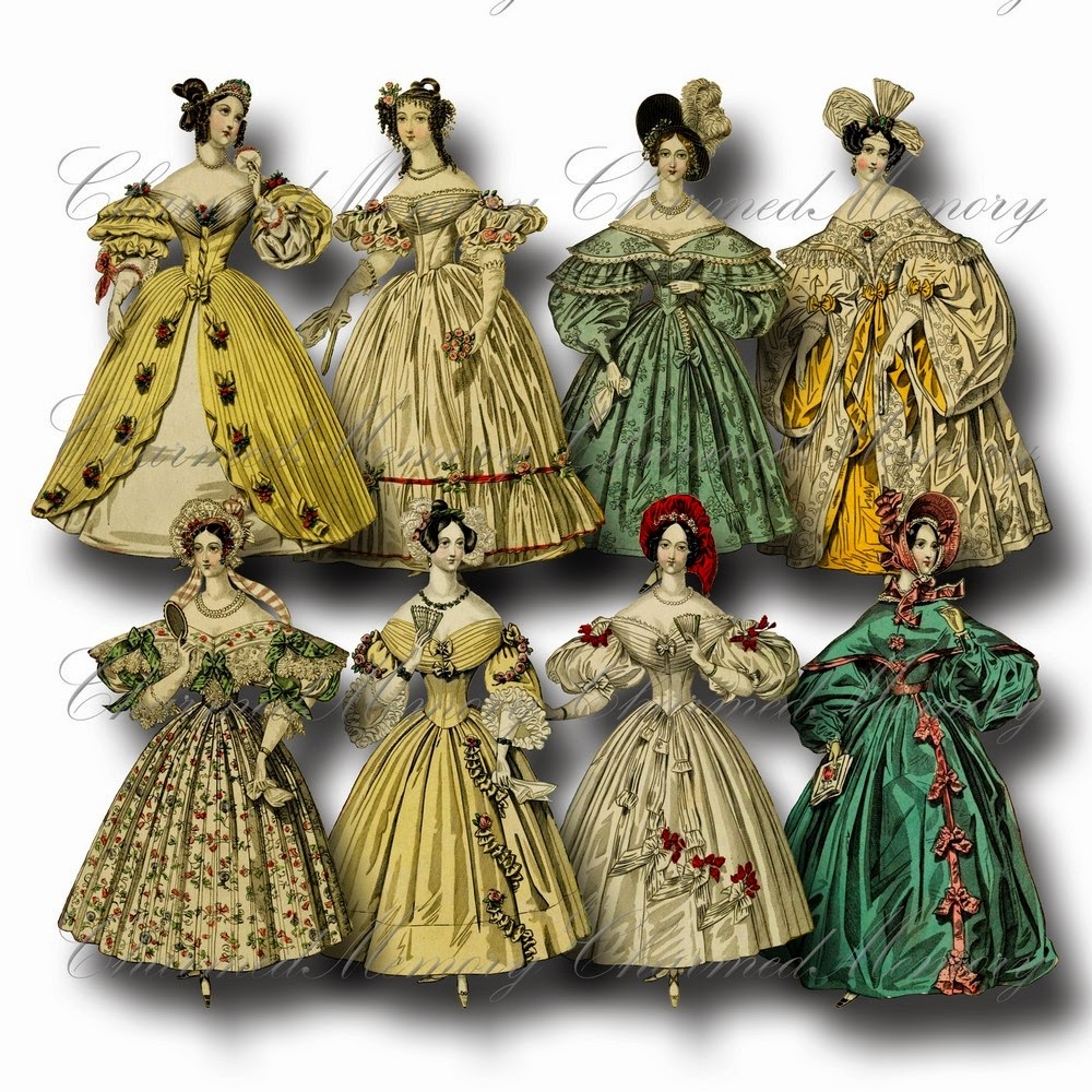 Romanticism history: Design-Fashion inspired from Romanticism Period