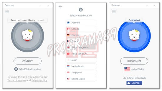 Betternet VPN para Windows 5.3.0.433 Premium /Activado/ | programa89 l ...