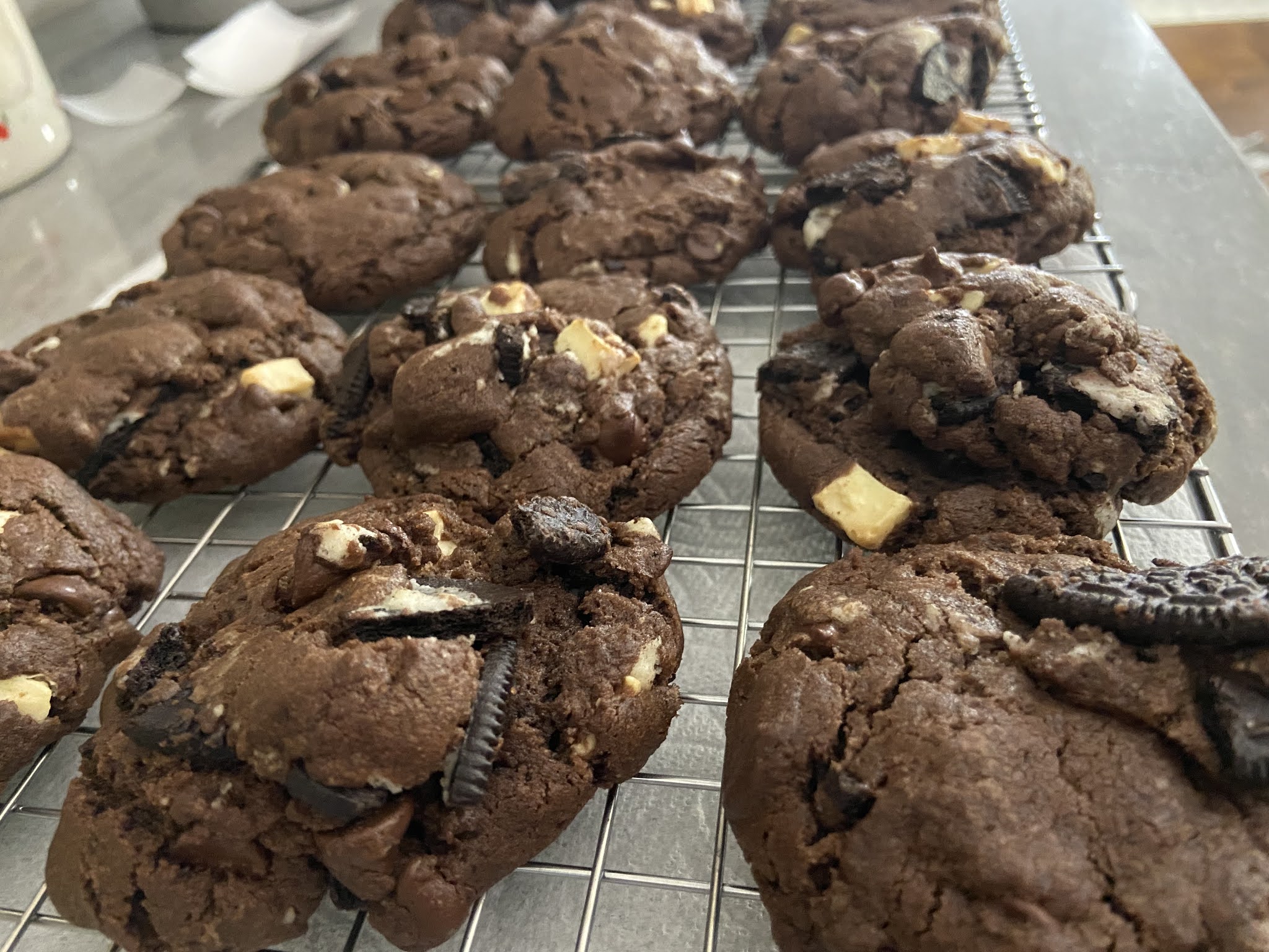 The Pastry Chef's Baking: Triple Fudge Oreo Crunch Cookies