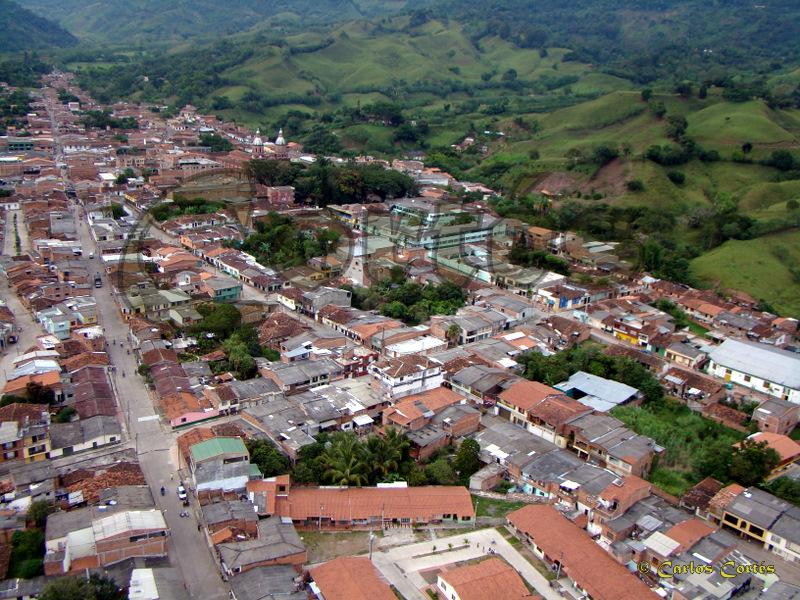 FOTOGRAFÍA AÉREA DE COLOMBIA: Supía - Caldas