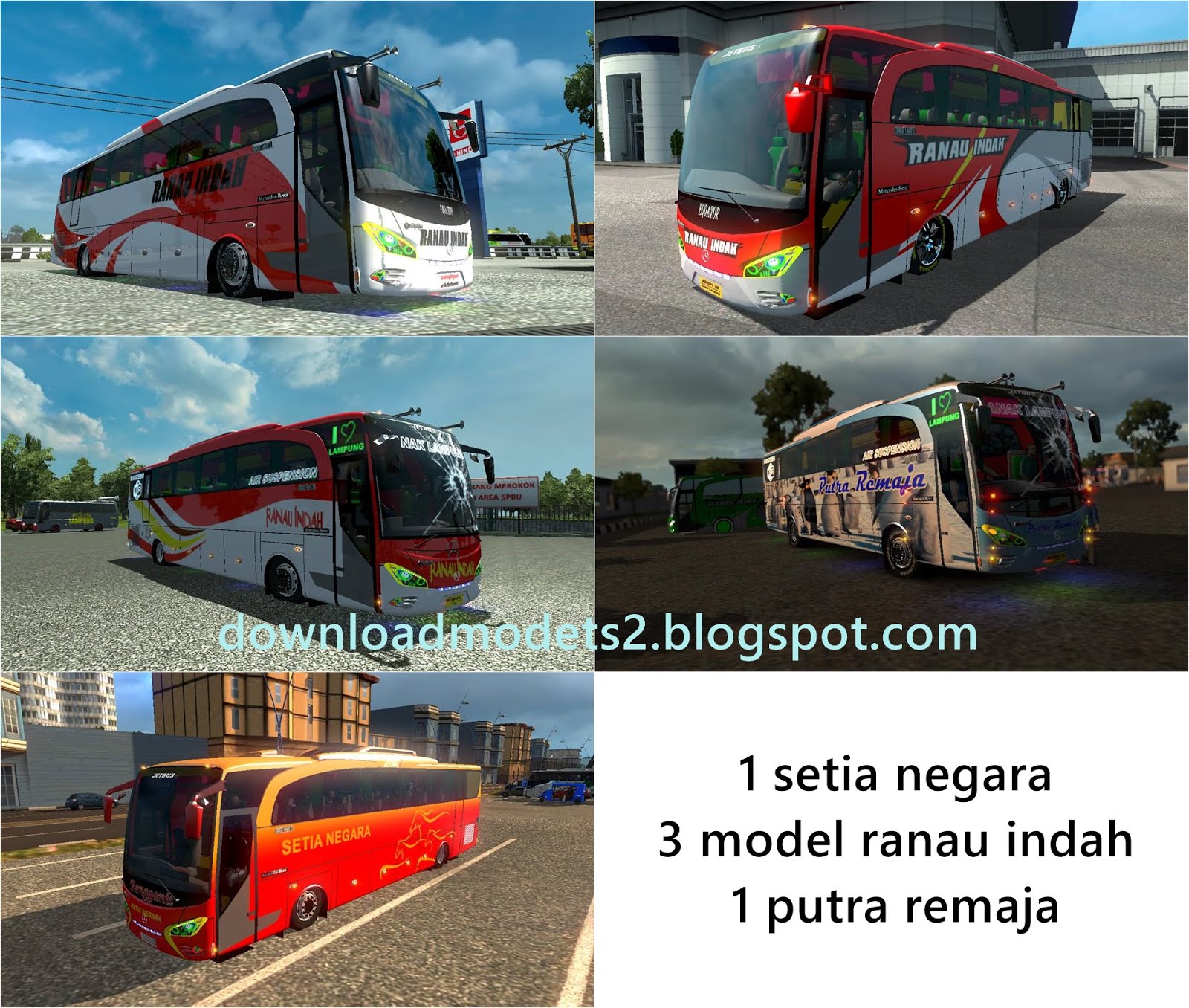 Kumpulan Skin / Livery Bus ETS2
