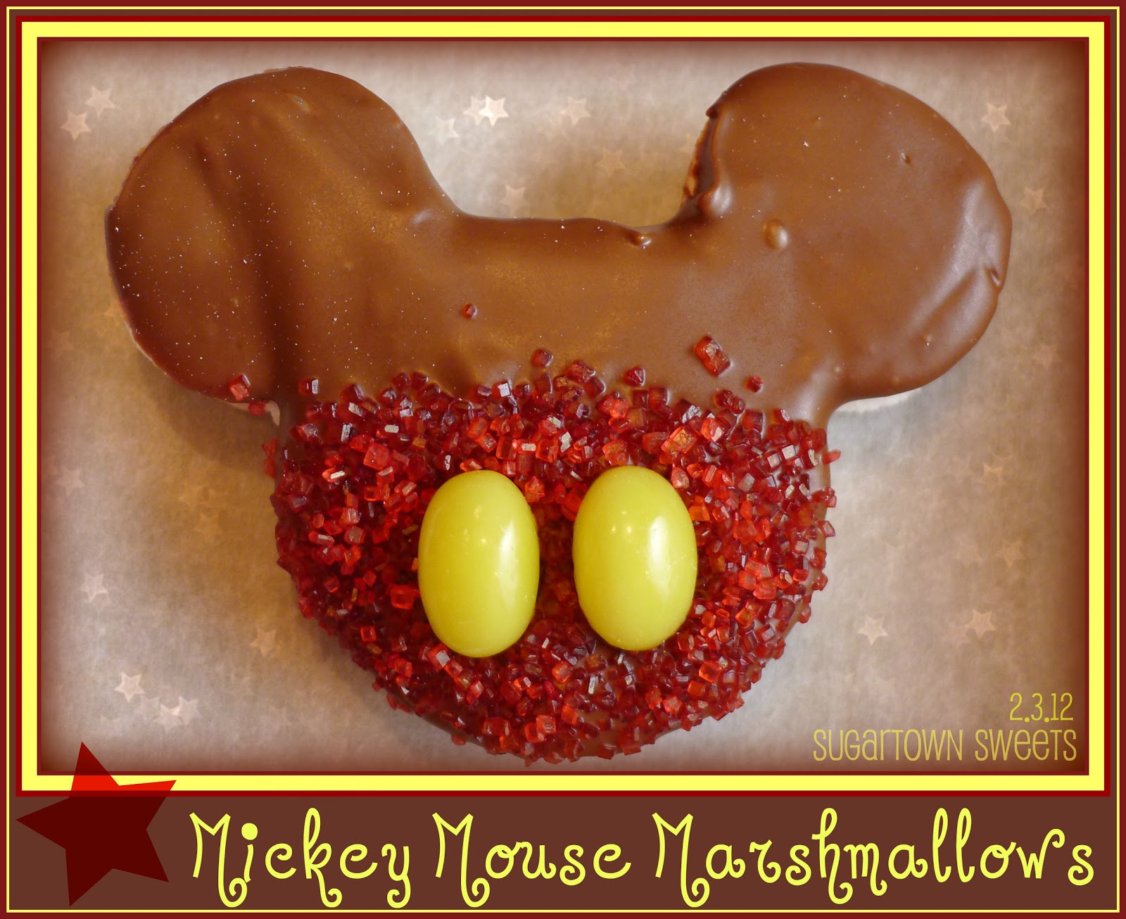 Sugartown Sweets: Mickey Mouse Marshmallows!
