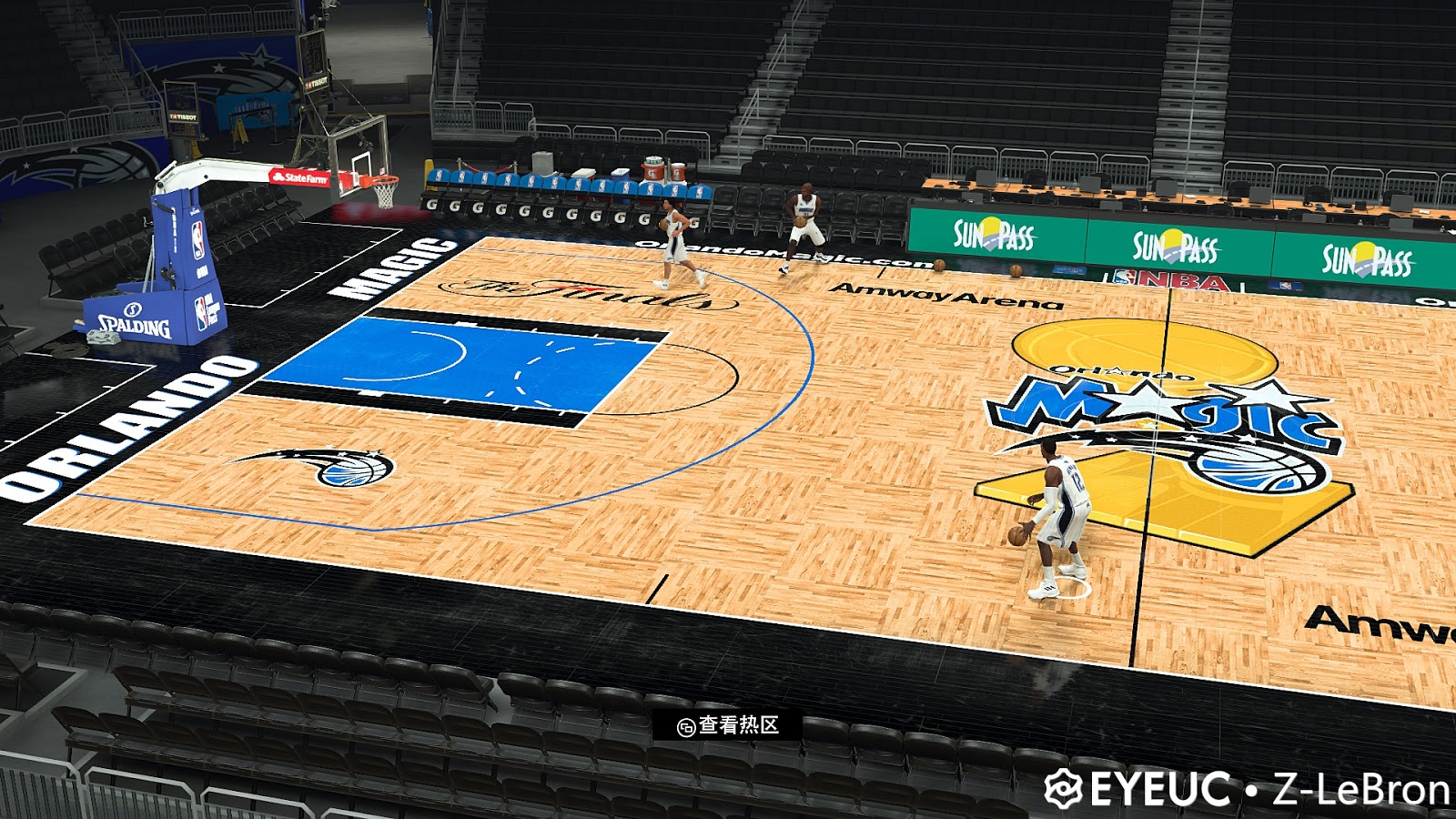 Orlando Magic Court 2009 Dual Version By Z-Lebron [FOR 2K20]