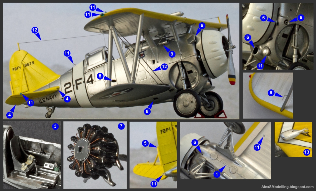 AlexS Scale Aircraft Modelling: Grumman F2F-1 Model