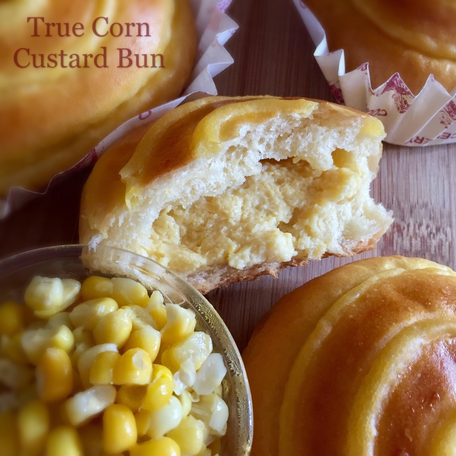 My Mind Patch: True Corn Custard Bun 全玉米奶油馅面包