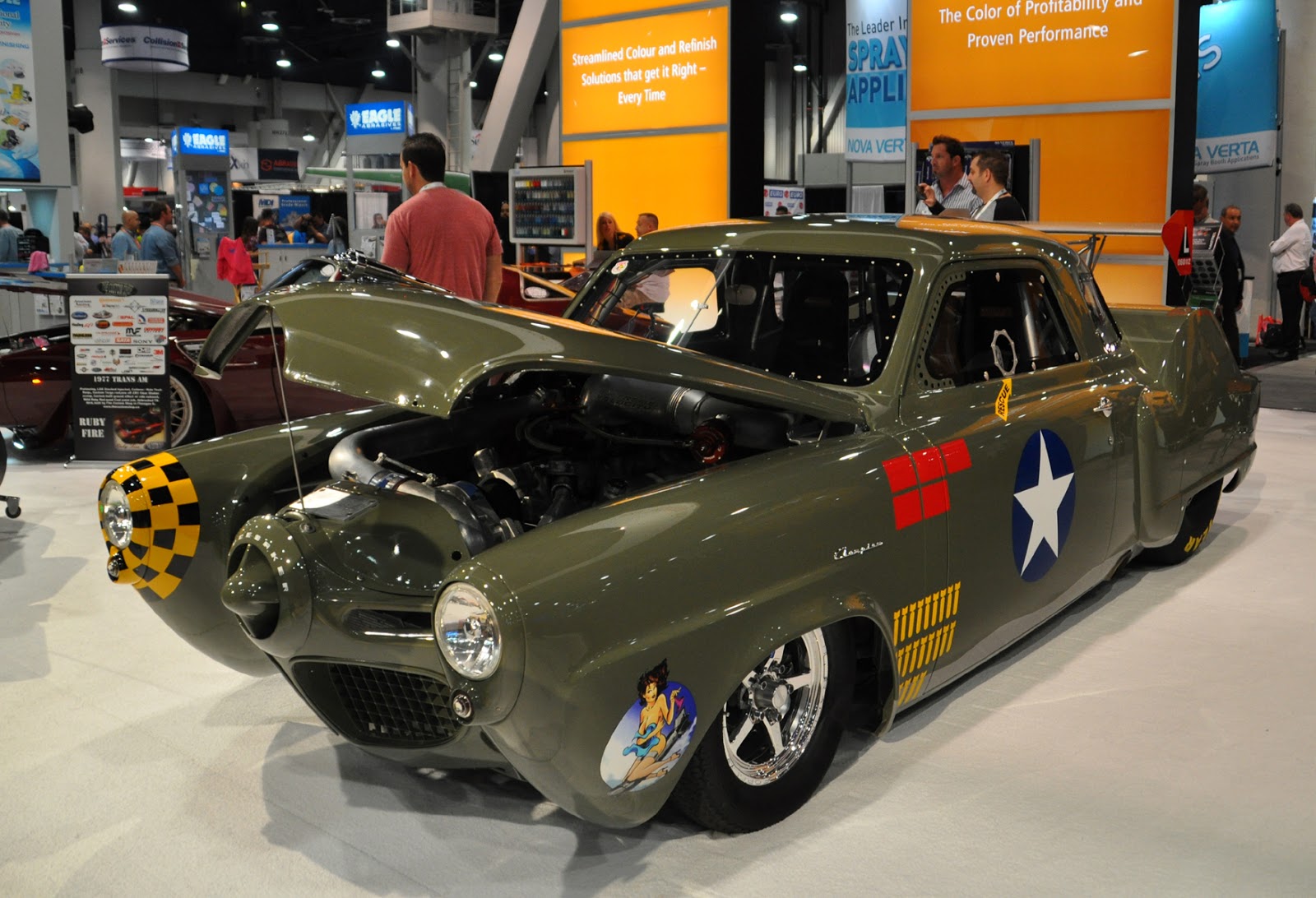 Just A Car Guy: Coolest things I saw today at SEMA #2, Anton's Hot Rod ...