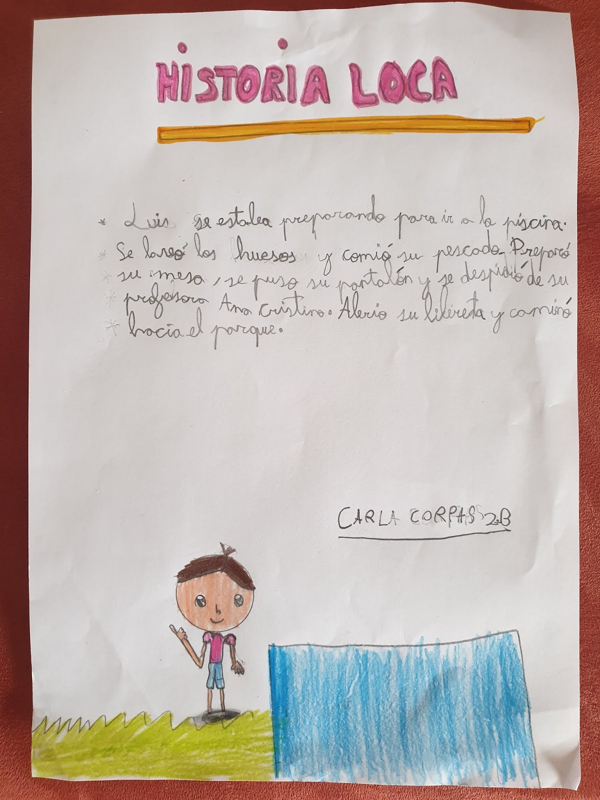 En segundo trabajamos en casa.: Historias locas