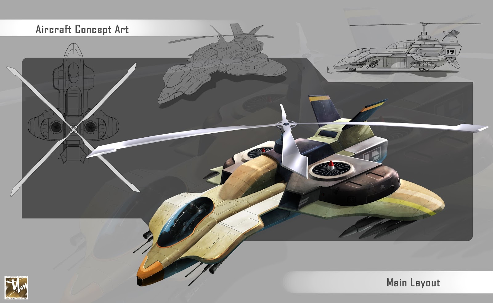 prosenarts: Aircraft concept art