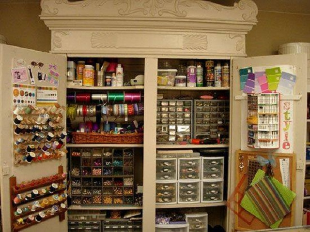8 DIY Projects For Making A Crafting Armoire - Handy DIY