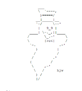 Halloween ASCII Art: Ghosts