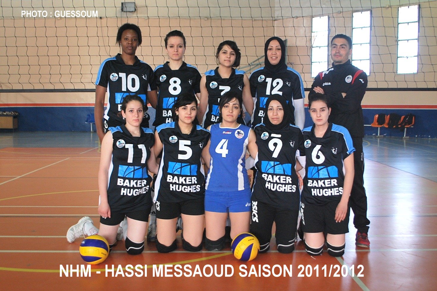 GUESSOUM VB: NHM - HASSI MESSAOUD LA UNE (B) SAISON 2011/2012