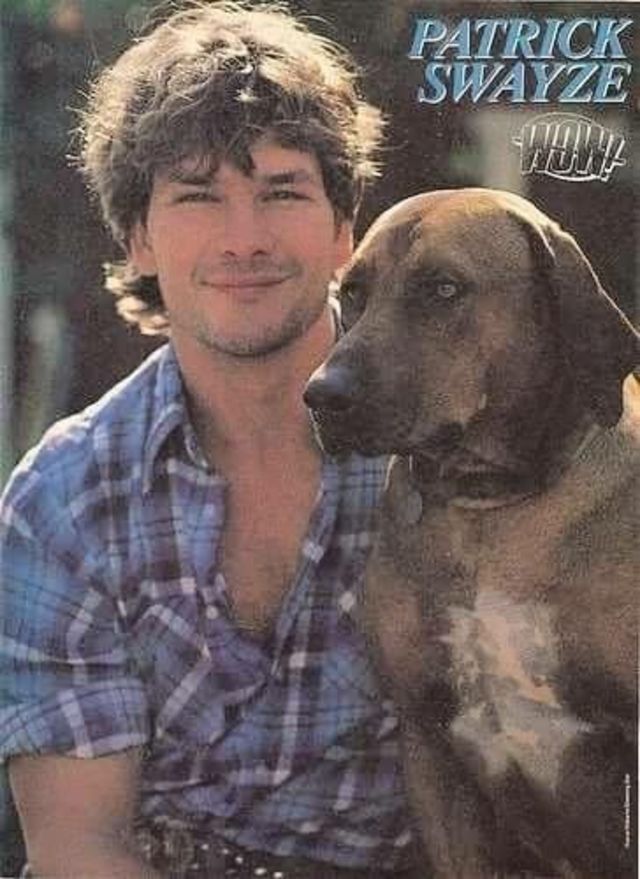 Some Adorable Photographs of Patrick Swayze Posing With His Beloved ...