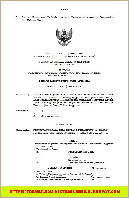 APBDes 2021 : Contoh Format, Tahapan Penyusunan, Juknis, Dasar Hukum ...