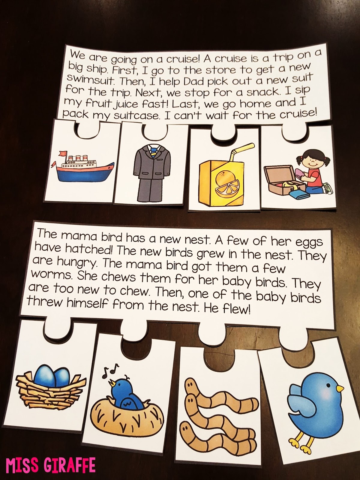 Miss Giraffe's Class: EW UE UI Activities