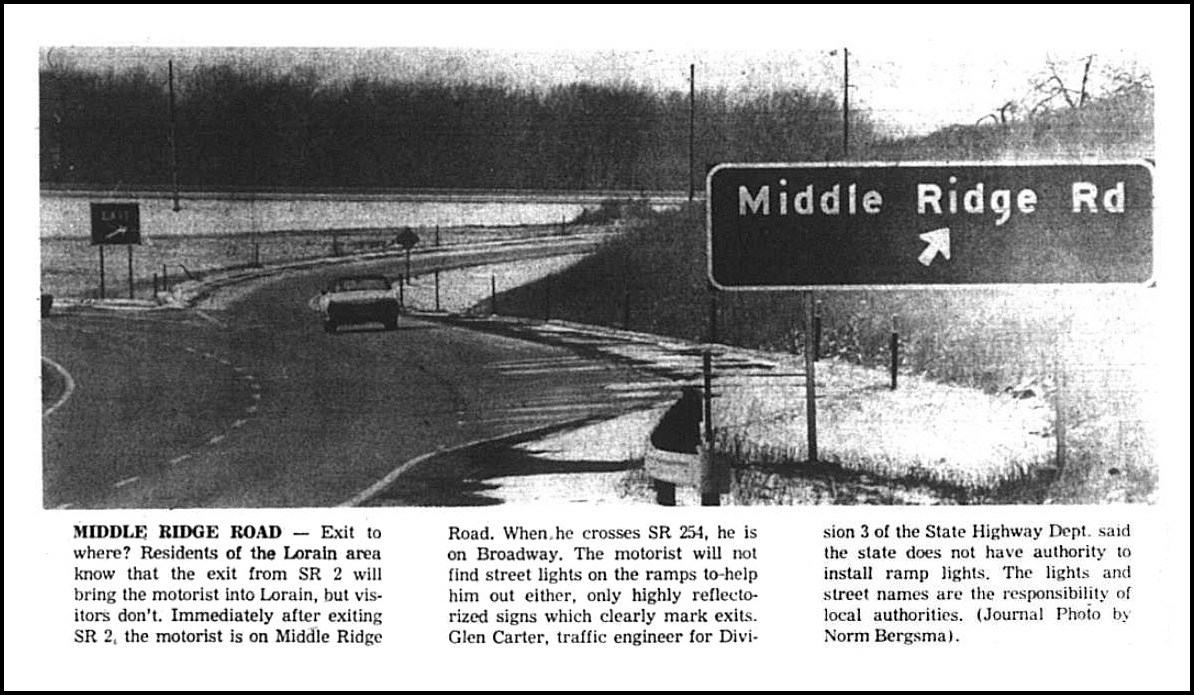 Brady's Bunch of Lorain County Nostalgia: Middle Ridge Road Exit – Feb ...