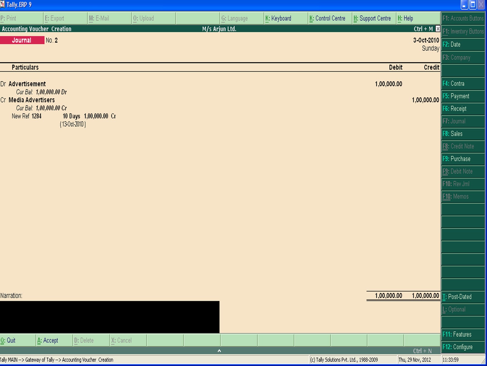 Learn-Accounting and Computer: Learning Tally Example 1https://youtu.be ...
