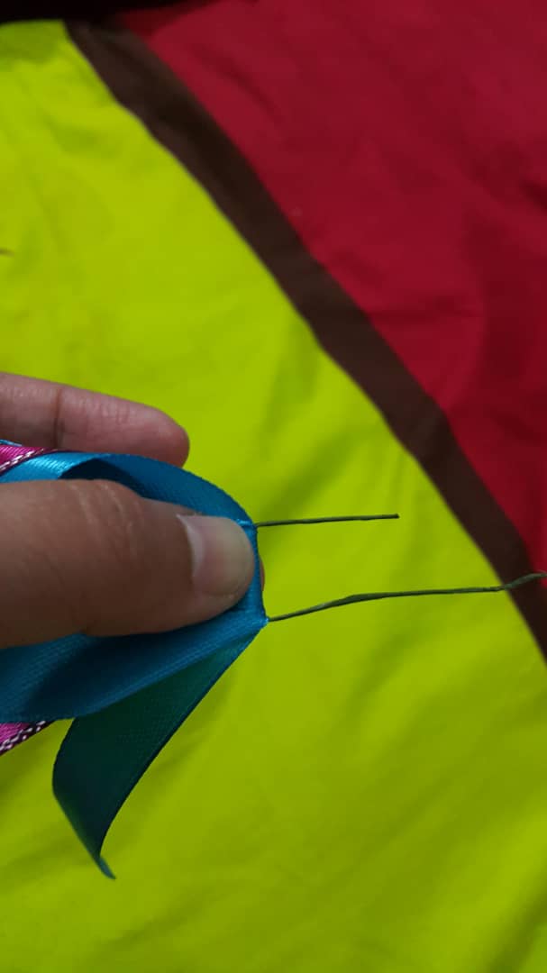 Blog Han: DIY Bunga Telur : Tutorial ikat riben