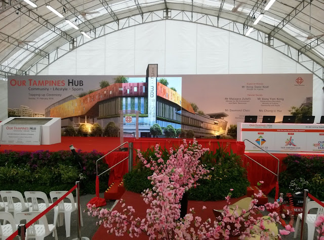 Our Tampines Hub Topping Up Ceremony – Emcee Richard Style