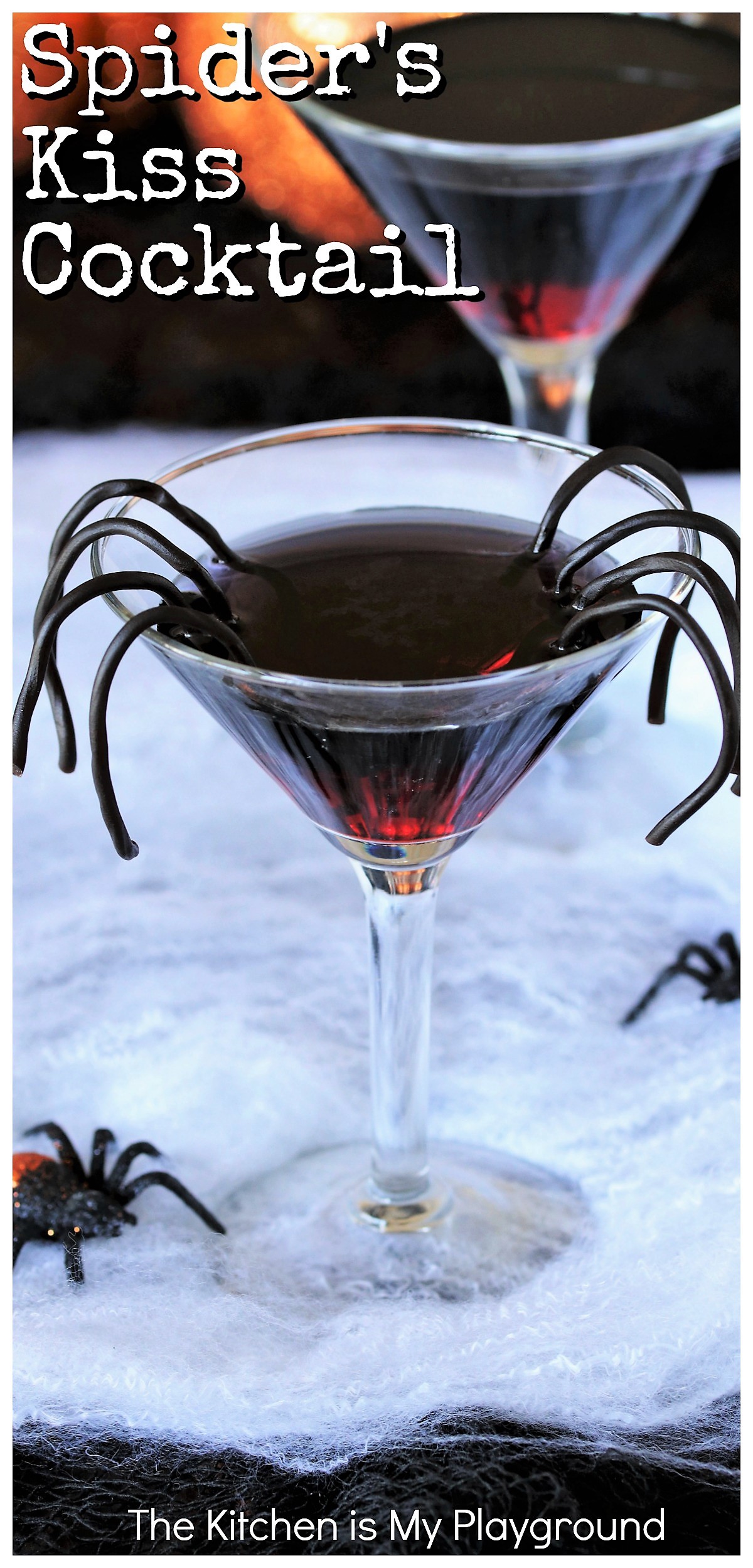 Spider's Kiss Cocktail | The Kitchen is My Playground