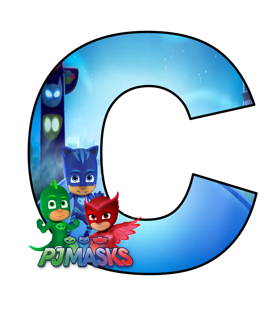 Kits imprimibles gratis : Alfabeto PJ Masks